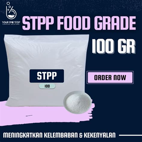 Jual STPP Sodium TriPolyPhospate Food Grade 100 Gram STTP Tepung