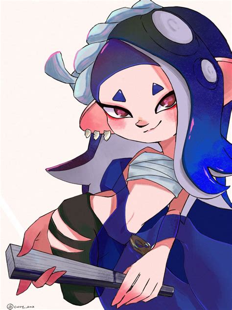 Shiver Splatoon And More Drawn By Curry Ama Danbooru
