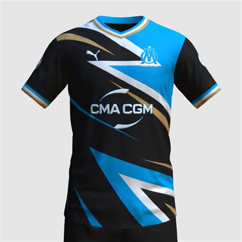 Olympique De Marseille Away Concept Kit FIFA 23 Kit Creator Showcase