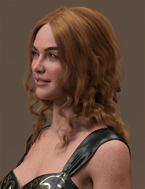 Relaxed Curls Style Hair For Genesis 9 Daz 3D
