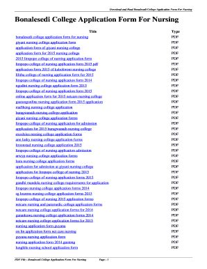 Fillable Online Rhesus D4 Application At Bonalesedi College Of Nursing