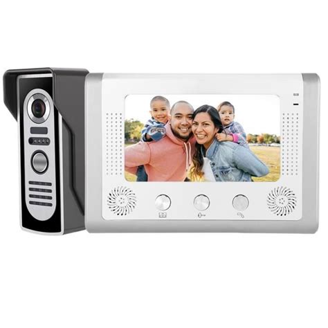 SUC sonnette numérique Visiophone filaire avec écran couleur TFT LCD de