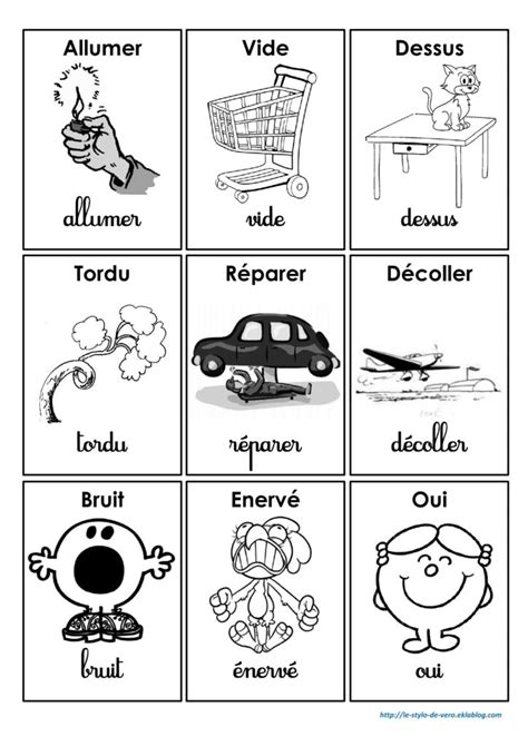 Cartes Contraires Le Fran Ais Du Primaire