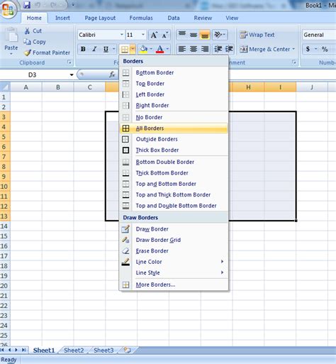 Cara Membuat Tabel Di Microsoft Excel Belajarkuh