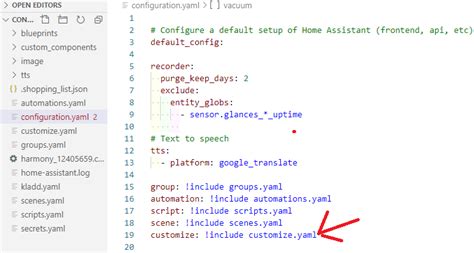 how do i configure customize yaml configuration home assistant community