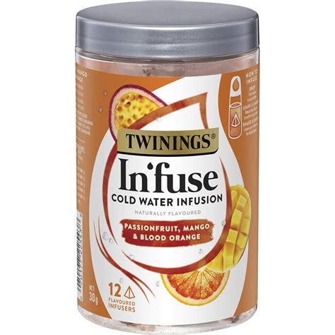 Twinings In Fuse Passionfruit Mango Blood Orange Cold Water Infuse