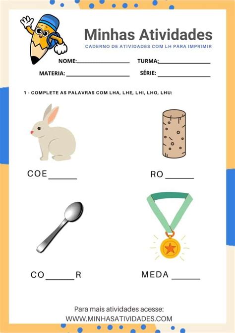 Atividades LH Para Imprimir
