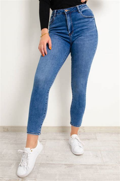 Spodnie Jeansowe Skinny Plus Size Olika