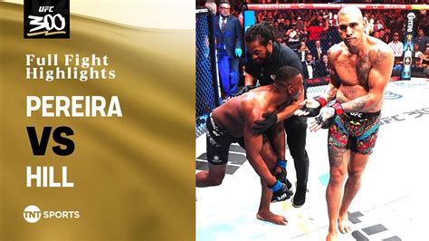 BRUTAL FINISH Alex Pereira Vs Jamahal Hill UFC300 Highlights