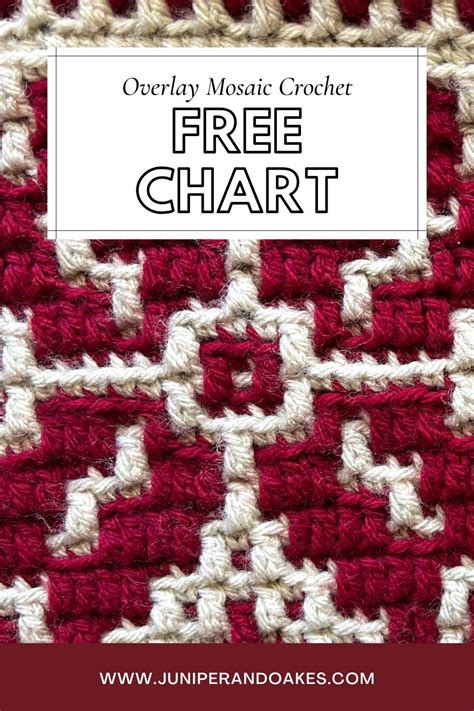 Nordic Star FREE Overlay Mosaic Crochet Chart Mosaic Nordic Blanket