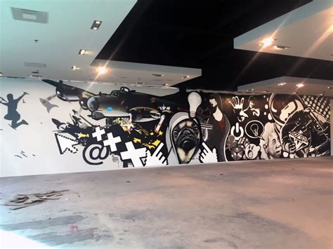 Decoratie Voor ICT Kantoor Ik Wil Graffiti