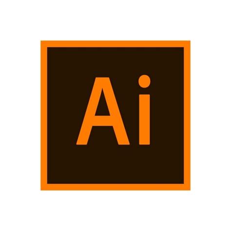 An Adobe Logo With The Letter I In Orange And Black On It S Left Side
