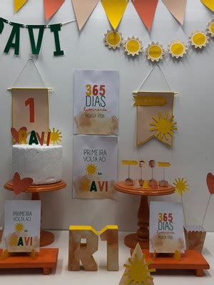Festa No Tema Minha Primeira Volta Ao Sol Compre Produtos