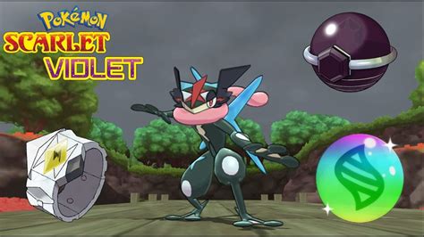 Shiny Ash S Greninja Pokemon Scarlet And Violet Ultra Sun And Moon