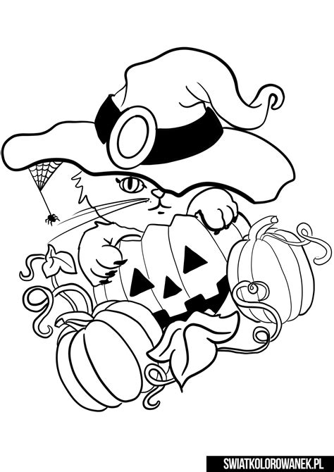 Kolorowanka Z Duchem Na Halloween Darmowe Kolorowanki Do Druku