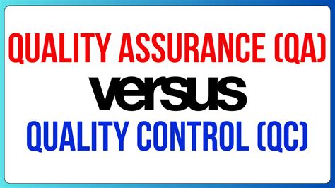 Quality Assurance Vs Quality Control What S Difference