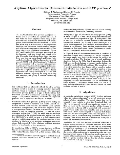 pdf anytime algorithms for constraint satisfaction and sat problems