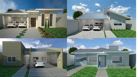 16 fachadas de casas térreas telhado exposto para você se inspirar