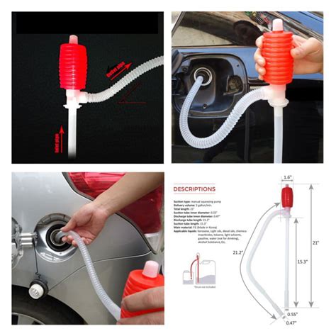 Motors Up To 1 8 GPM Siphon Pump With Bendable Intake System Thinner