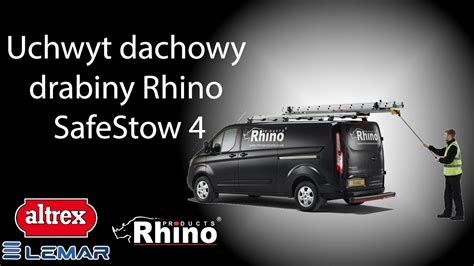 Uchwyt dachowy drabiny Rhino SafeStow 4 JAK UŻYWAĆ YouTube