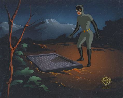 Batman The Animated Series Original Production Cel Catwoman Choice Fine Art