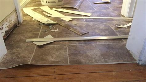 How To Transition Vinyl Floors To Hardwood Floors Carpettoolz YouTube