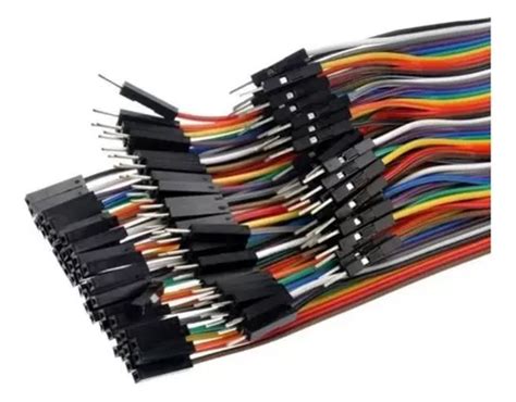 Kit Cabo Jumper Macho X Fêmea 40pçs 20cm Para Protoboard Frete grátis