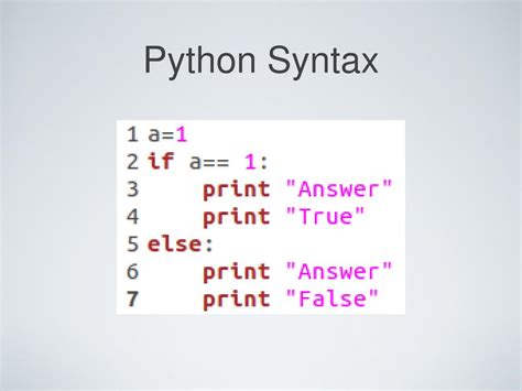 Синтаксис python Базовый синтаксис языка python