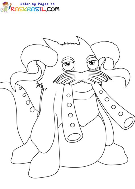 Dibujos Mis Monstruos Cantantes Para Colorear