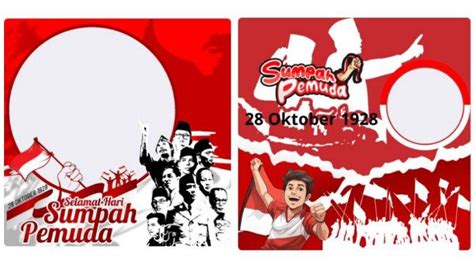 22 Link Twibbon Hari Sumpah Pemuda 28 Oktober 2023 Desain Kekinian