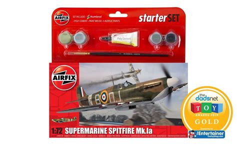Small Starter Set Supermarine Spitfire Mk Ia Airfix Hobbies