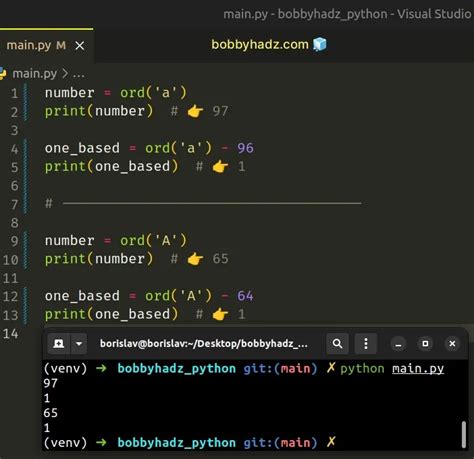 Python Letter To Int