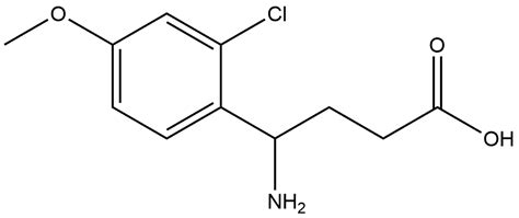 1156657 57 6 CAS号 1156657 57 6 Benzenebutanoic acid γ amino 2 chloro 4