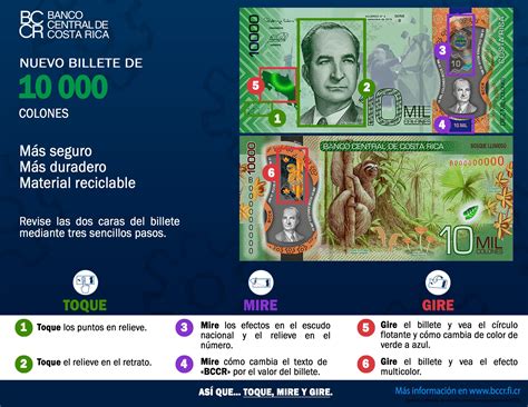 Descubre cómo detectar billetes falsos de colones