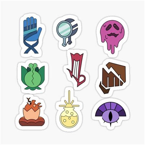 Coven Glyph Stickers The Owl House Sticker For Sale By