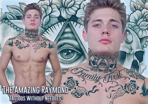 Gangsta Neck Temporary Tattoos Gangsta Neck Of Post Malone Etsy