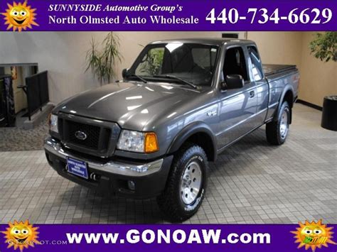 2004 Dark Shadow Grey Metallic Ford Ranger FX4 Level II SuperCab 4x4