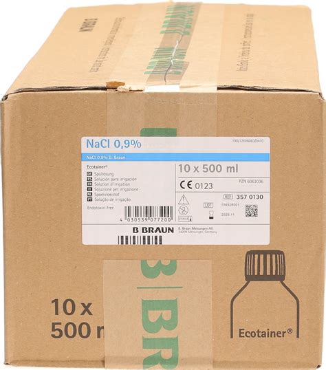 NaCl Braun Spüllösung 0 9 West 10 Ecotainer 500 in der Adler Apotheke