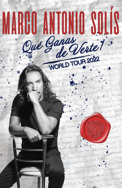 Marco Antonio Solís regresa a RD con su gira Qué ganas de verte