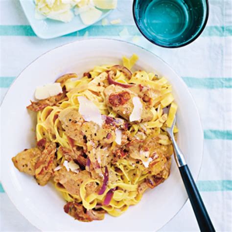 Fläskfilépasta med soltorkade tomater Recept Coop