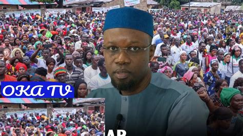 Mega meeting de Ousmane Sonko à Keur Massar YouTube