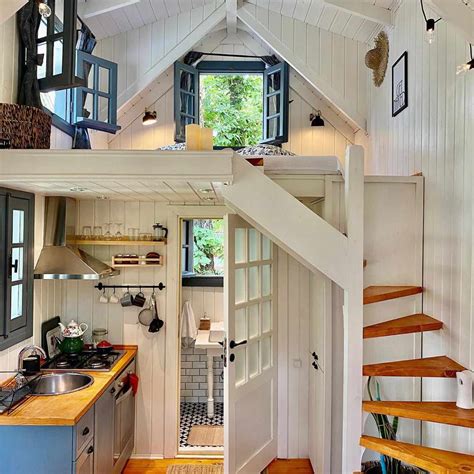 Beautiful Tiny Home Interiors Cabinets Matttroy