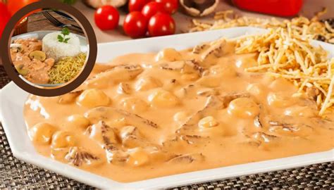 Strogonoff de Frango Uma receita rápida e prática Bruna Motta