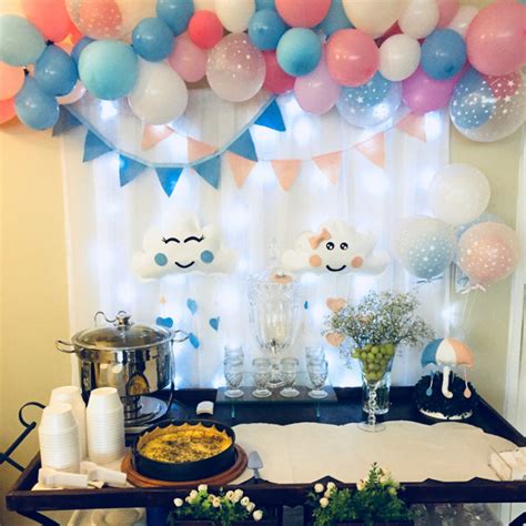 Ideias de chá revelação decorações e como revelar 70 fotos