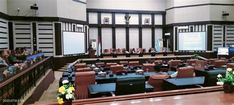 Dprd Oki Gelar Rapat Paripurna Penyampaian Nota Pengantar Rancangan Kua