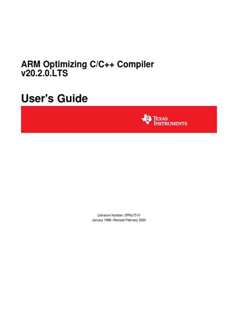 arm optimizing c c compiler pdf c programming language c
