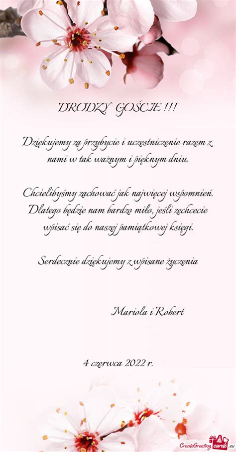 Serdecznie Dzi Kujemy Z Wpisane Yczenia Darmowe Kartki