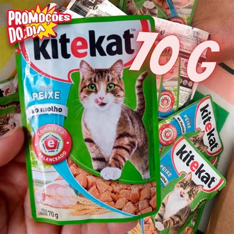 ENCERRADO Ração Úmida Kitekat Sachê Peixe para Gatos Adultos 70