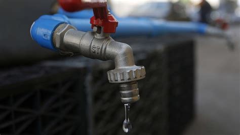 Megacorte de agua Cuándo es a qué hora comienza y qué comunas afecta