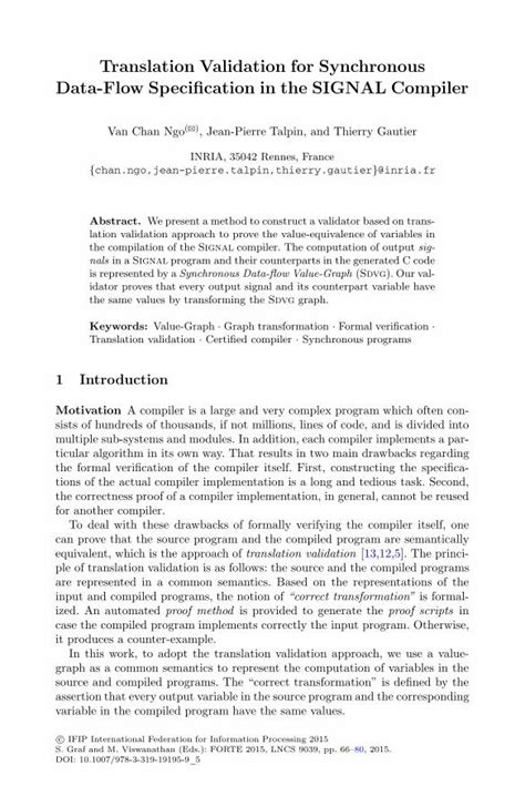 pdf lncs 9039 translation validation for synchronous data flow … · 2021 6 29 · a sdvg